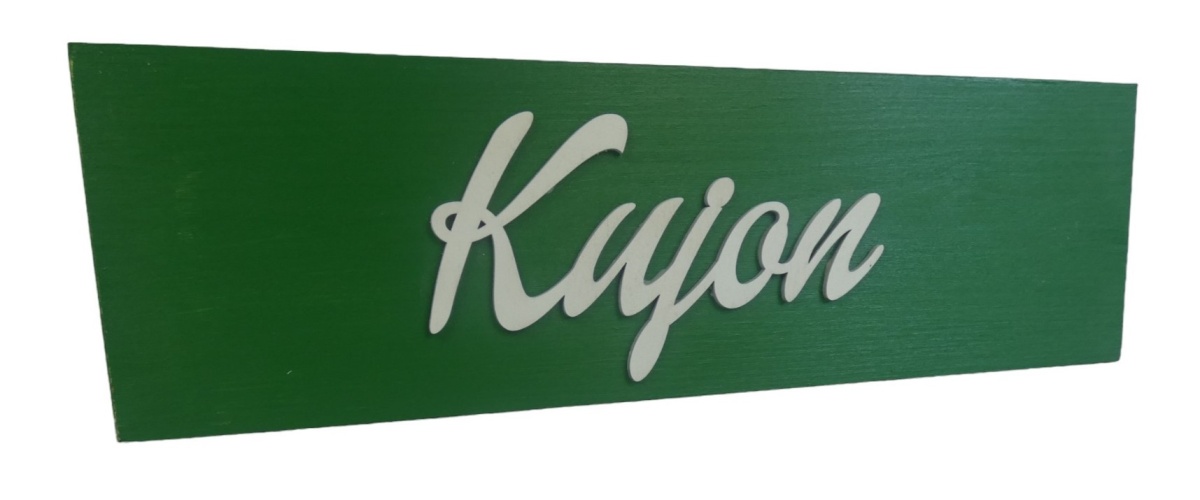 Tabliczka " Kujon " - Zielona > Manufaktura Stylu